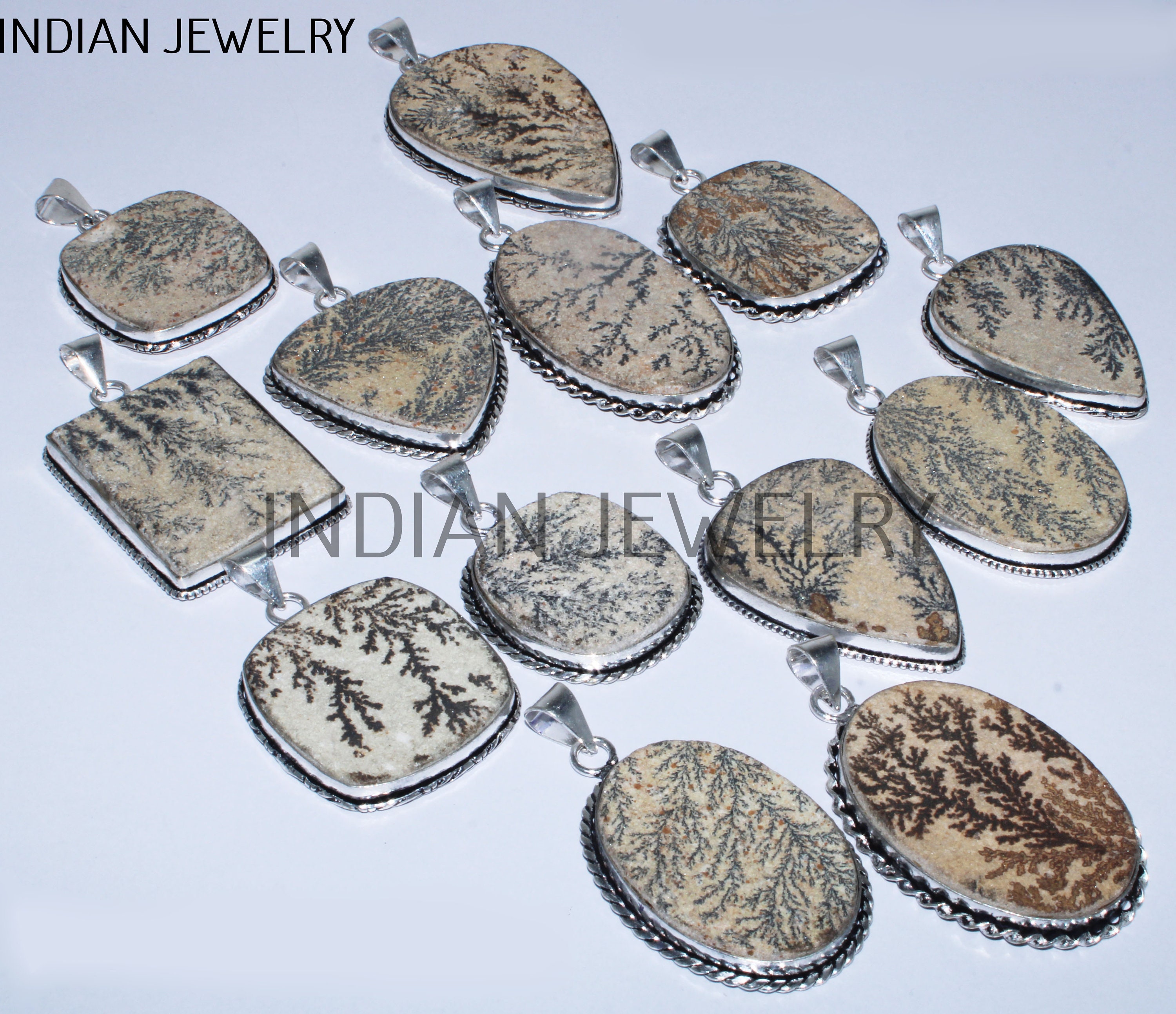 Natural Germany Psilomelane Gemstone Pendant / Bulk Jewellery ...