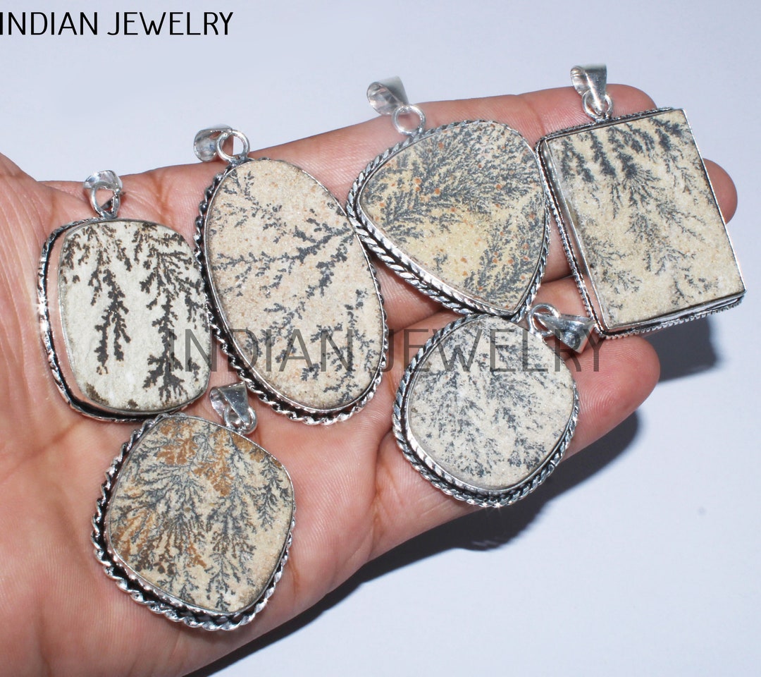 Natural Germany Psilomelane Gemstone Pendant / Bulk Jewellery ...