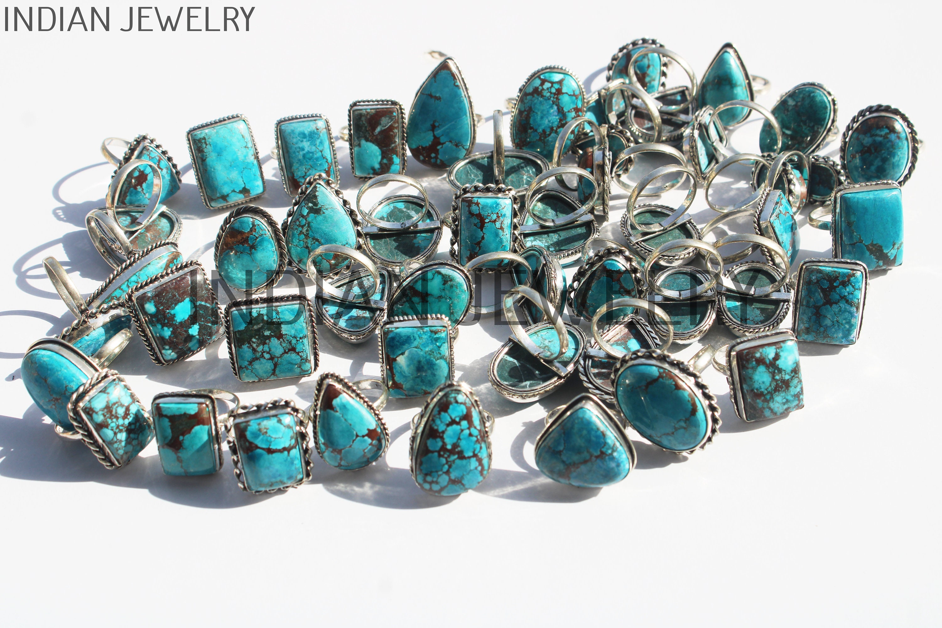 Natural Turquoise Gemstone Ring / Turquoise Ring / Gemstone - Etsy