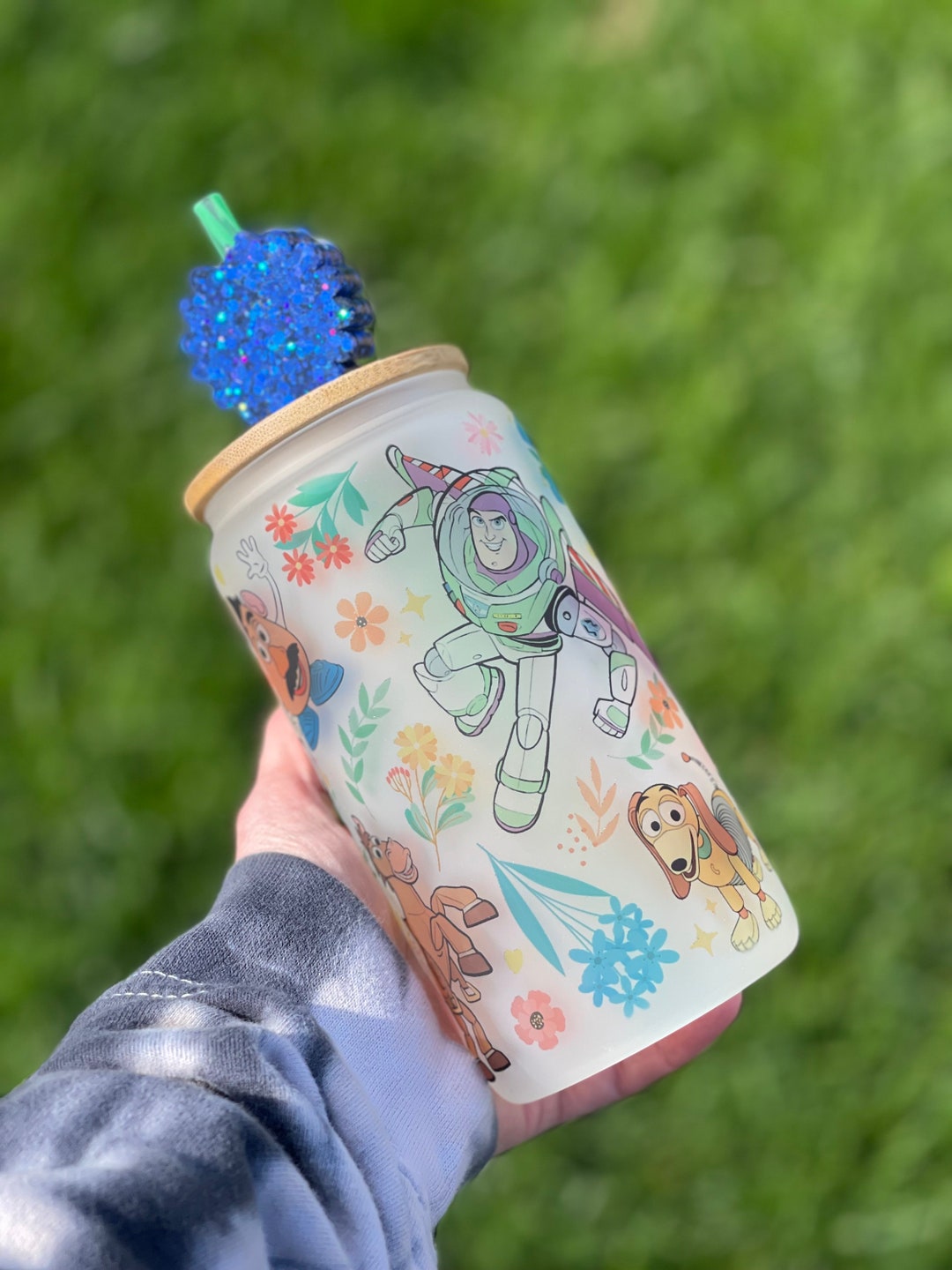 Toys Frosted Sublimation Glass Libby Can full Wrap Design Toys From a ...