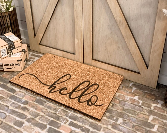 Miniature Door Mat, Dollhouse Welcome Mat, Fashion Doll Mat, 1:6 Scale ...