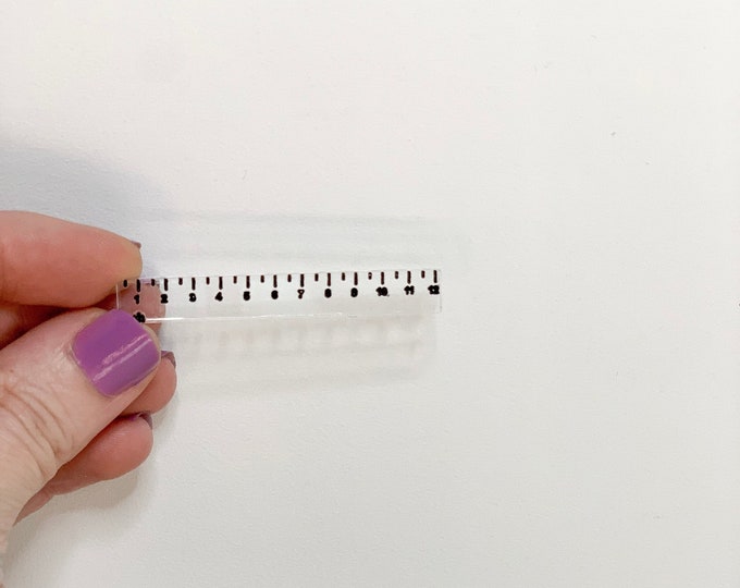 Miniature Ruler Fashion Doll Ruler Mini Office Accessories - Etsy