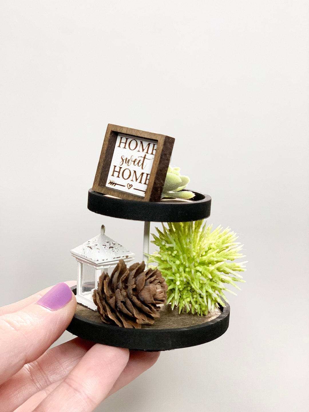 Miniature Tiered Tray Fashion Doll Tiered Tray 1:6 Scale - Etsy