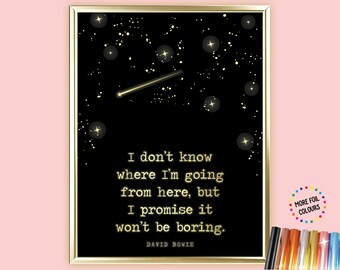 David Bowie Poster - Etsy