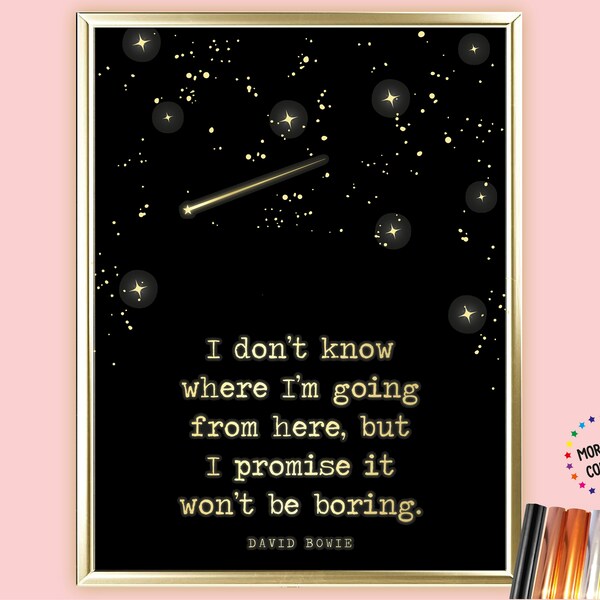 David Bowie Quotes - Etsy