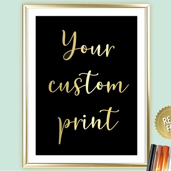 Custom Print - Etsy