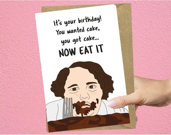 Bruce Bogtrotter Matilda Inspired Birthday Card Funny - Etsy