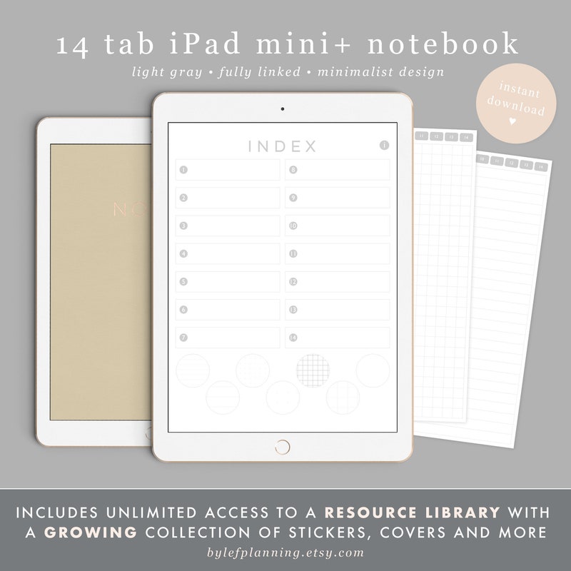 iPad Mini Planner - Etsy