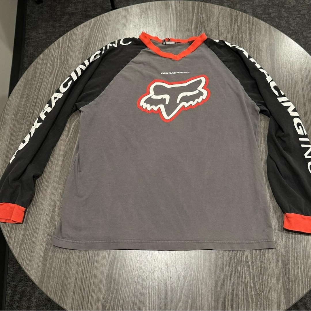 Vintage FOX Racing Long Sleeve T Shirt - Etsy