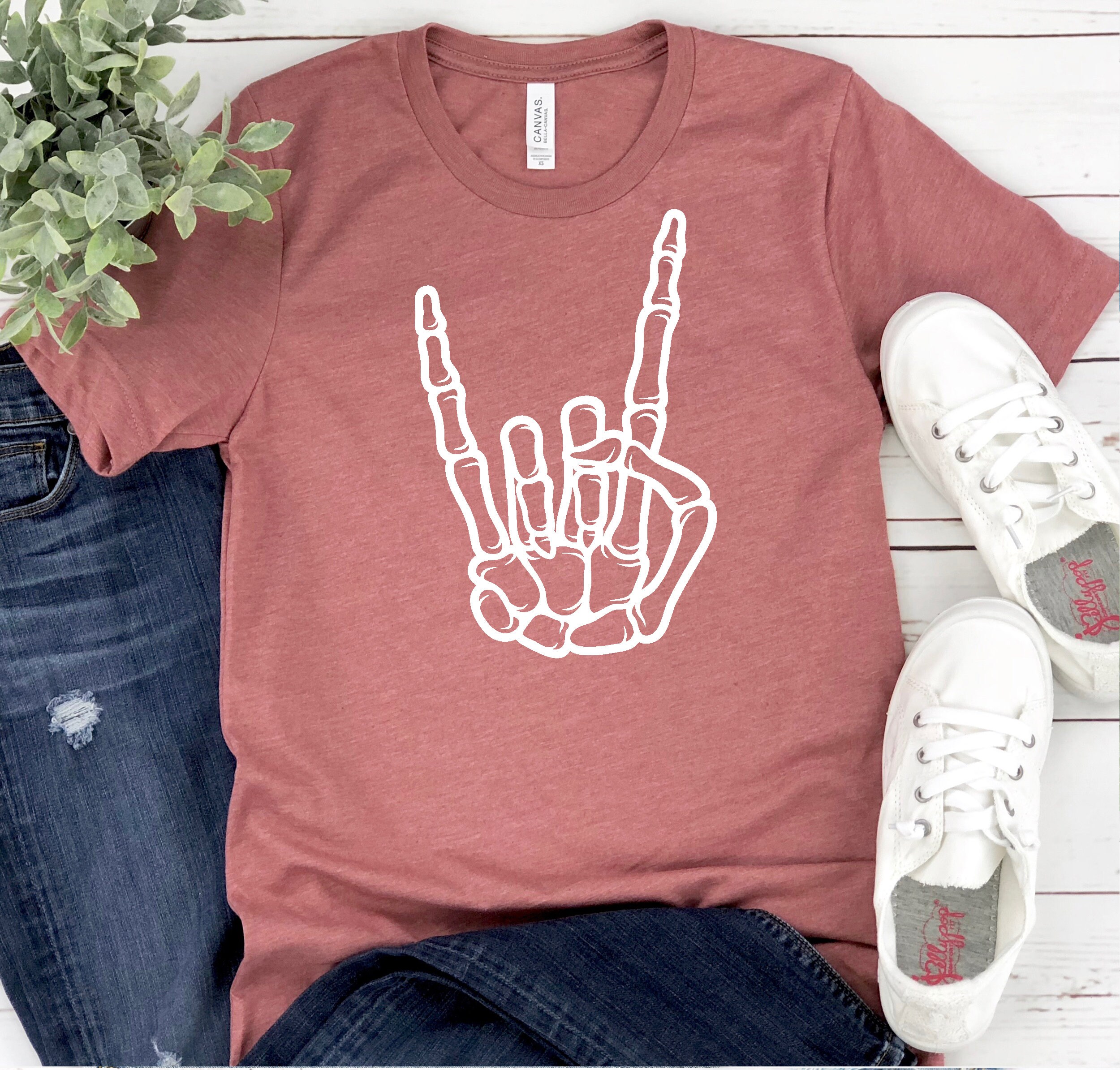 Skeleton Shirt Halloween Skeleton Hand Shirt Skeleton Hands | Etsy