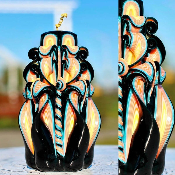 Carved Candles - Etsy