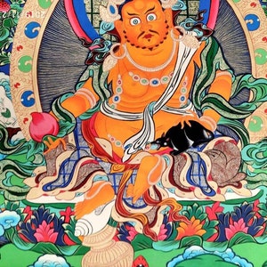 Rare Antique Tibetan Buddhism Buddhist Thangka,painted Color Thread ...