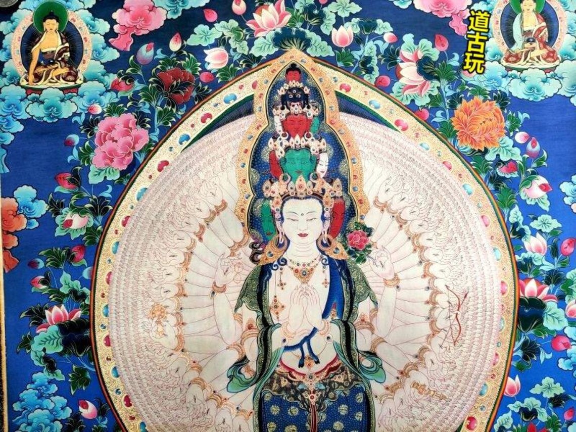 Rare Antique Tibetan Buddhism Buddhist ThangkaPainted Color | Etsy