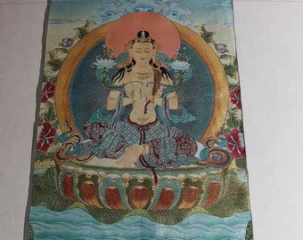 Rare Antique Tibetan Buddhism Buddhist Thangkapainted Color - Etsy