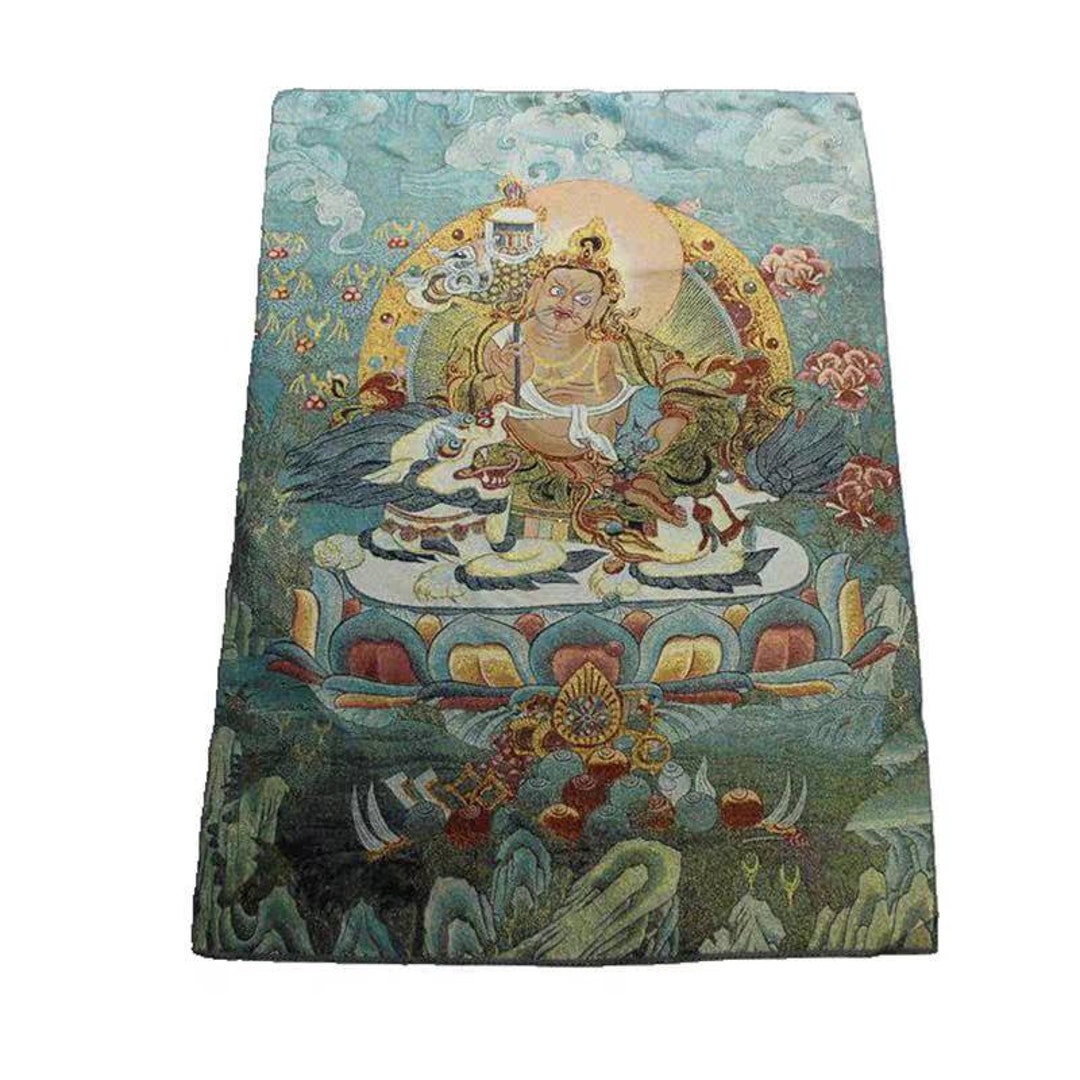 Rare Antique Tibetan Buddhism Buddhist Thangka,hand Embroidery Color ...