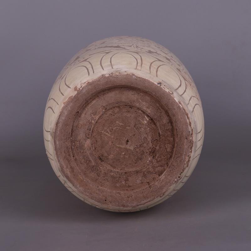 Chinese Vintage Porcelain Vase,cizhou Ware Black Glaze Porcelain Vase ...