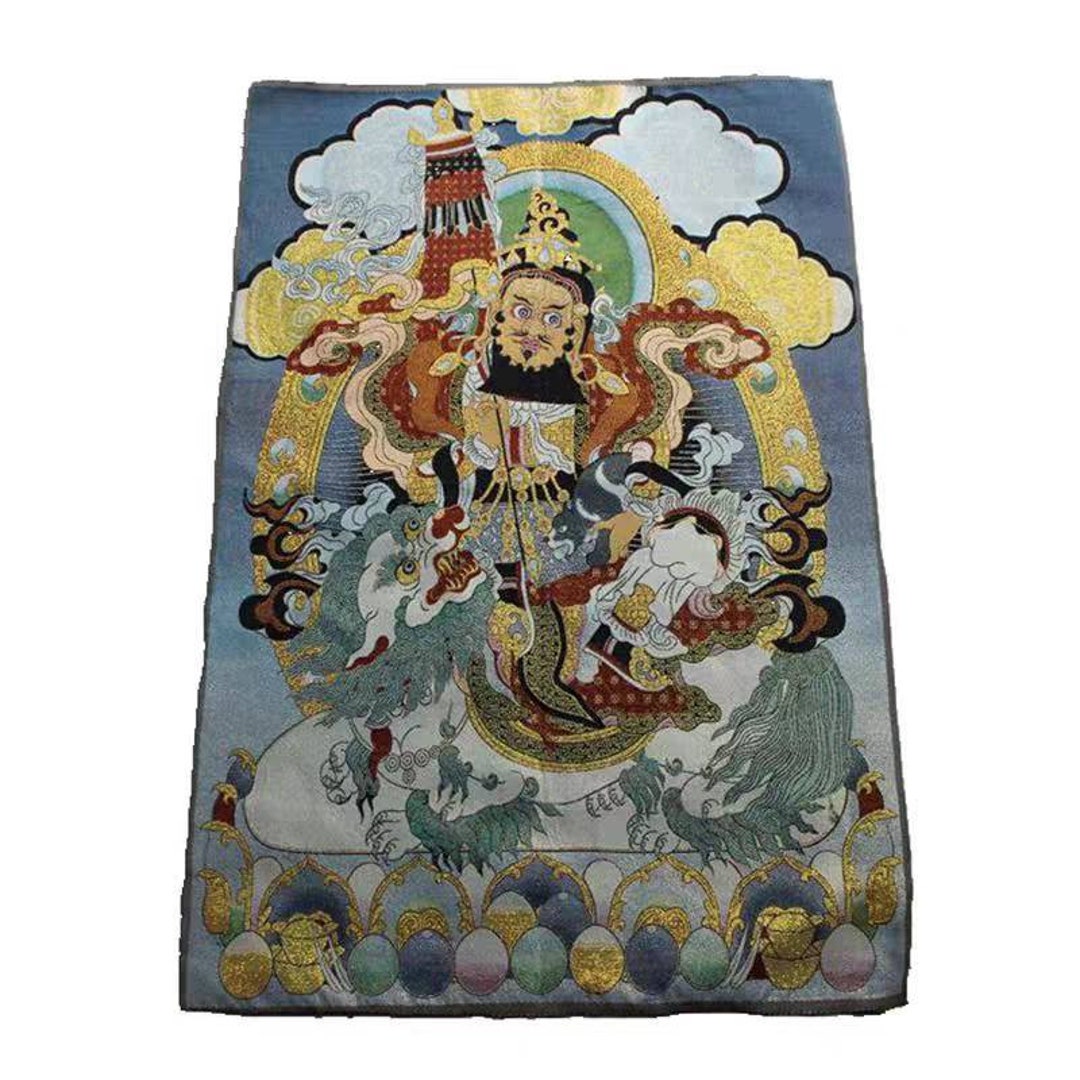 Rare Antique Tibetan Buddhism Buddhist Thangka,hand Embroidery Color ...