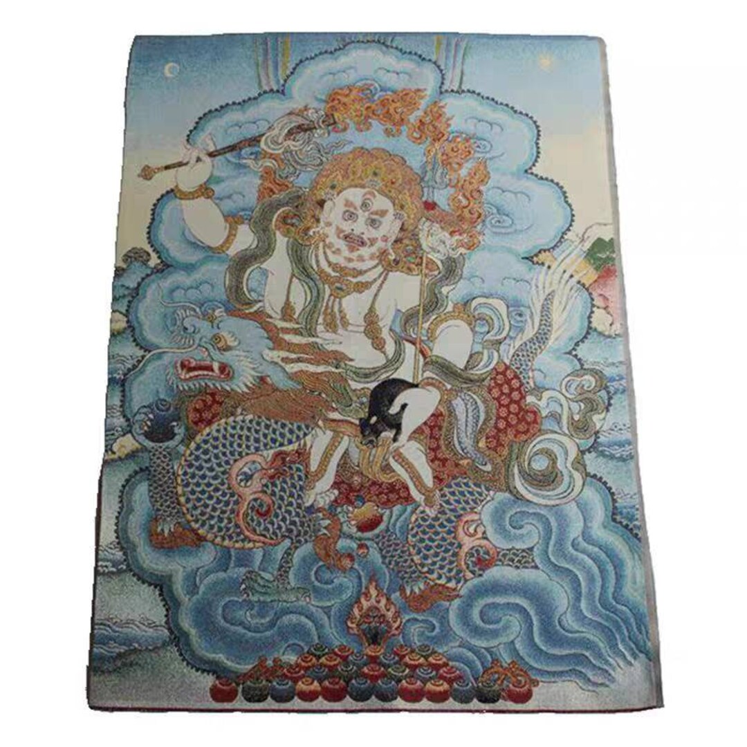 Rare Antique Tibetan Buddhism Buddhist Thangka,hand Embroidery Color ...