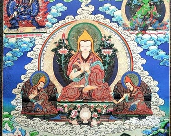 Rare Antique Tibetan Buddhism Buddhist Thangkapainted Color - Etsy