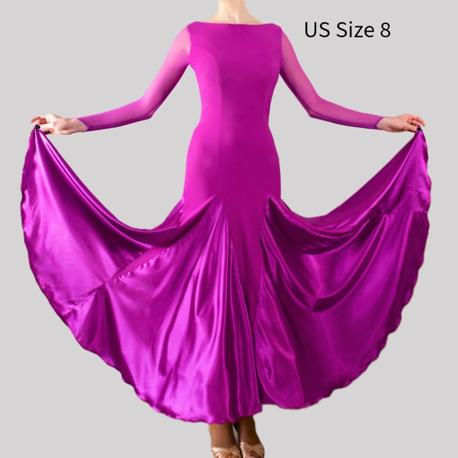 Ballroom Dance Dress Sewing Pattern, Standard Ballroom Dance Dress ...