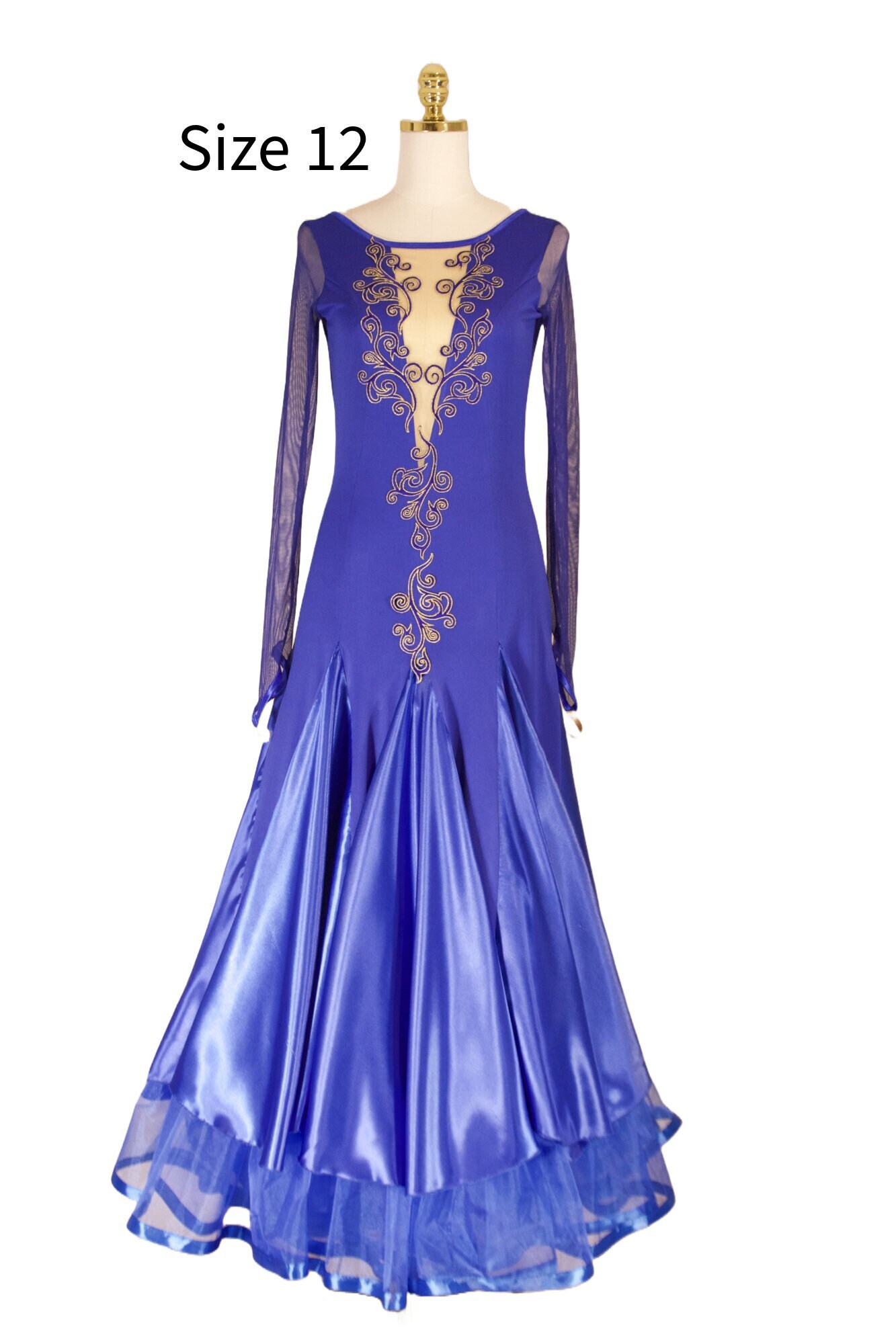 Ballroom Dance Dress Sewing Pattern, Standard Ballroom Dance Dress ...