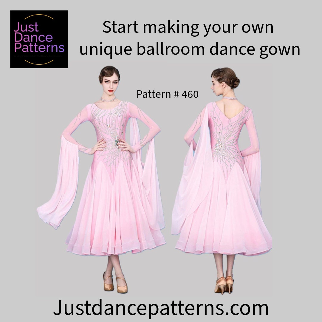 Ballroom Dance Dress Sewing Pattern - Etsy
