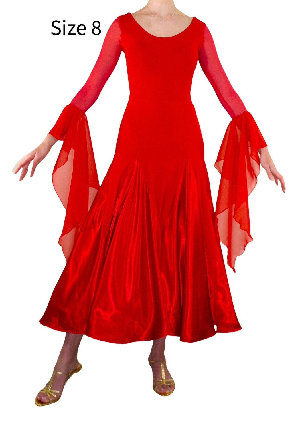 Ballroom Dance Dress Sewing Pattern, Standard Ballroom Dance Dress ...