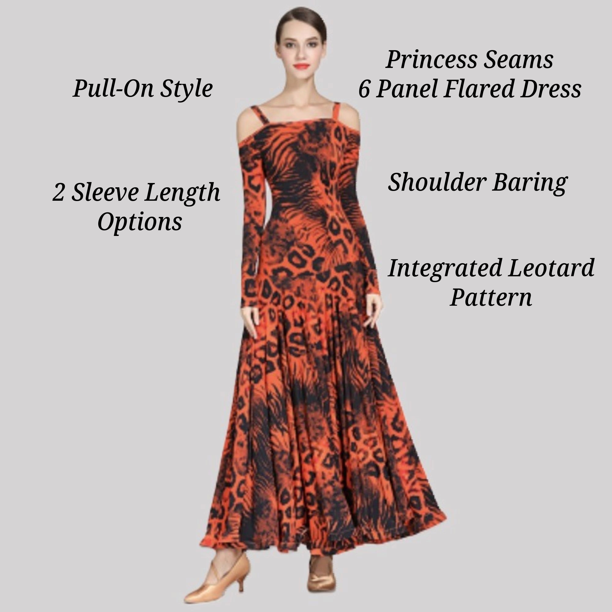 Ballroom Dance Dress Sewing Pattern, Standard Ballroom Dance Dress ...