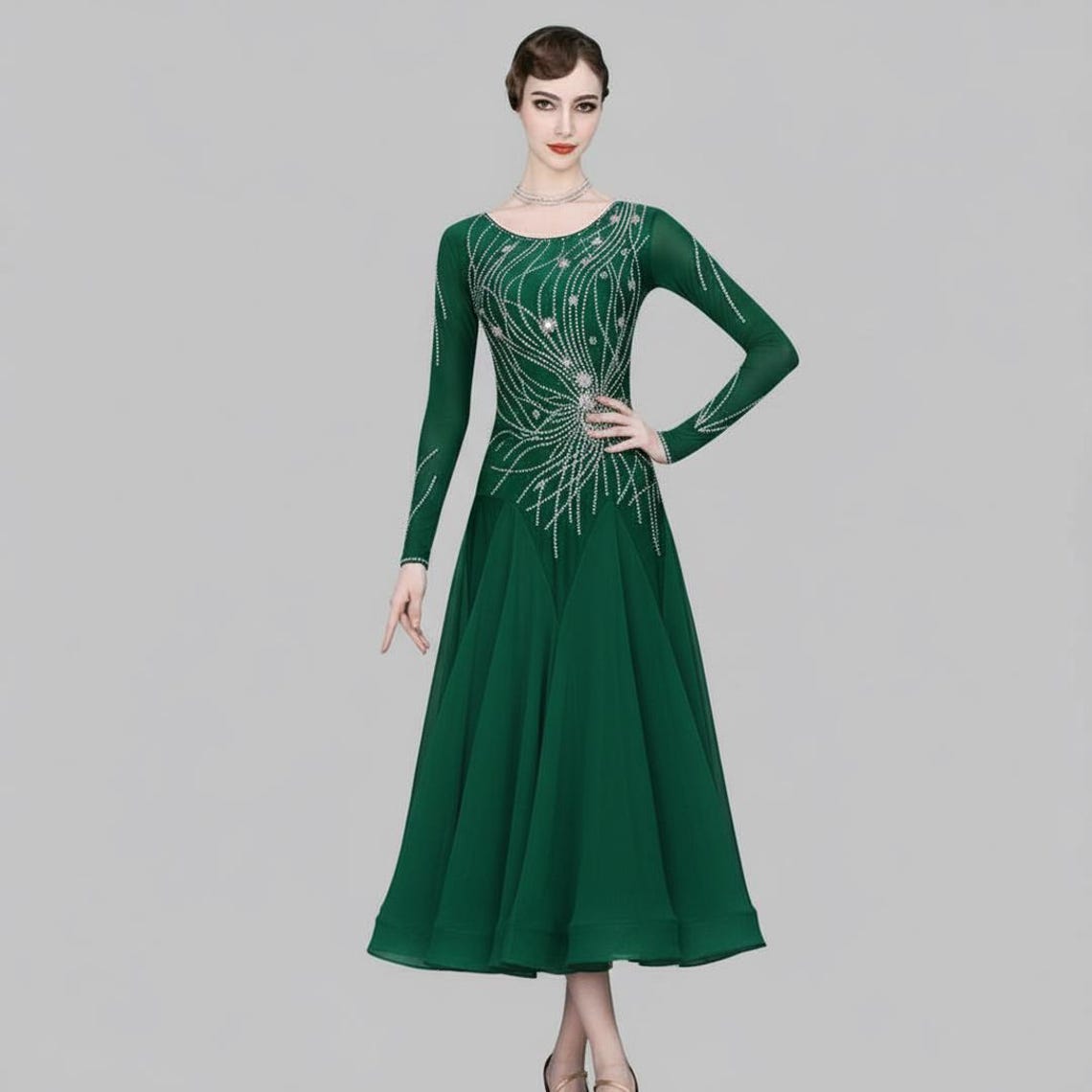 Ballroom Dance Dress Sewing Pattern, Standard Smooth Style (PDF Pattern ...
