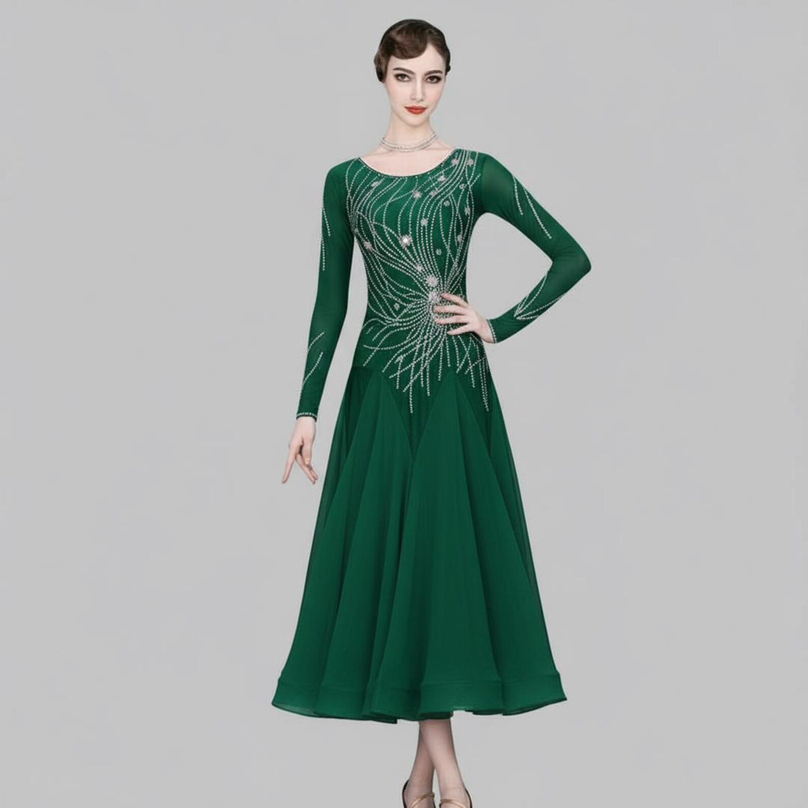 Ballroom Dance Dress Sewing Pattern, Standard Smooth Style (PDF Pattern ...