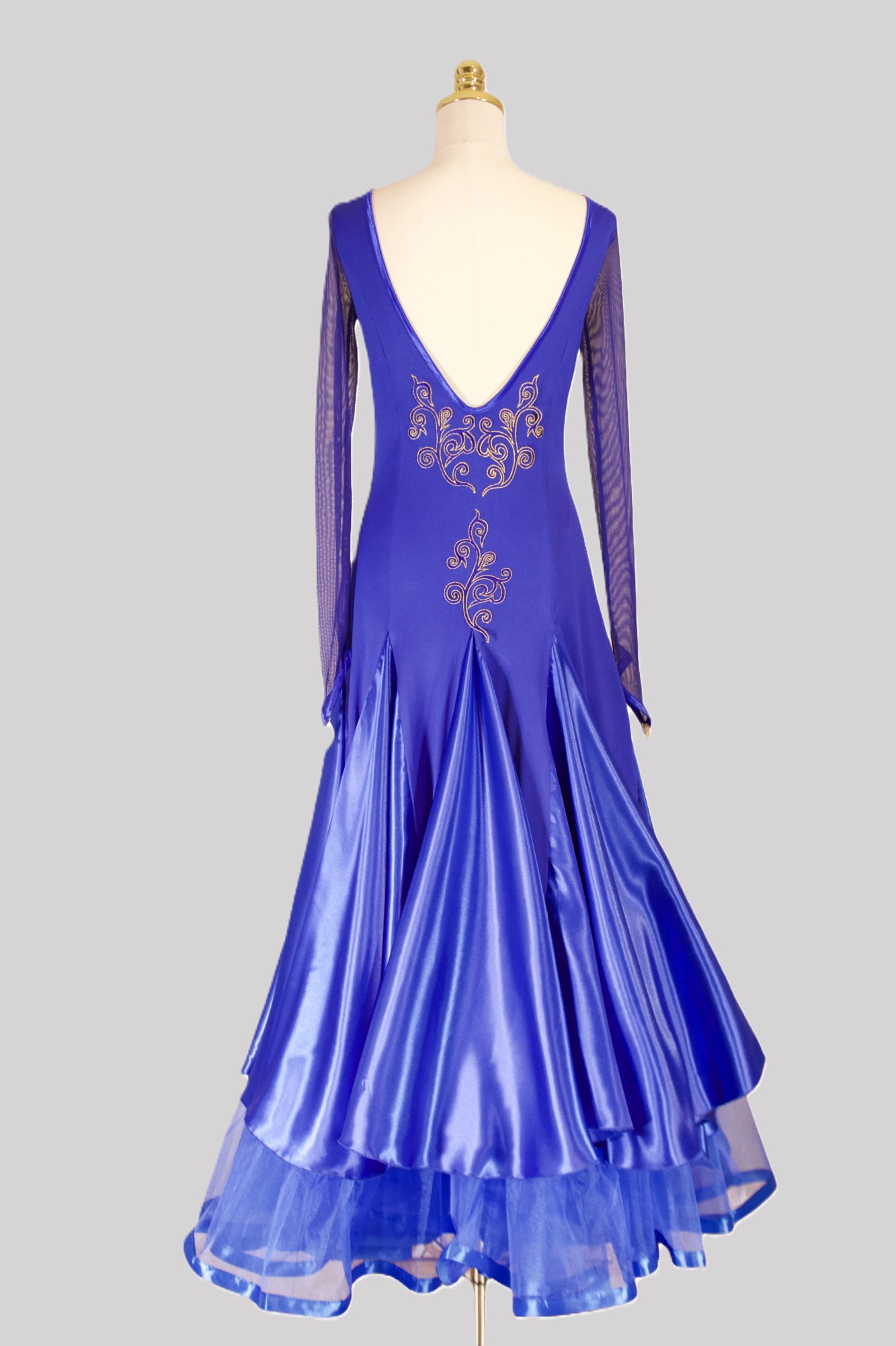 Ballroom Dance Dress Sewing Pattern, Standard Ballroom Dance Dress ...