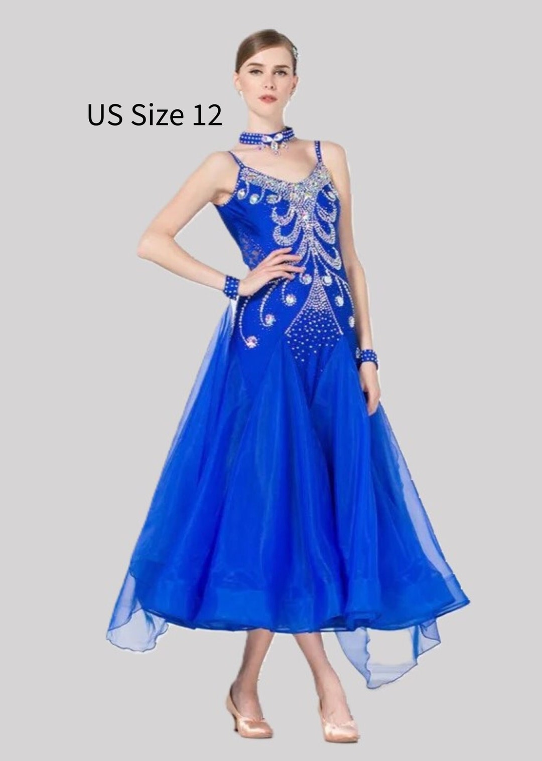 Ballroom Dance Dress Sewing Pattern, Standard Ballroom Dance Dress ...