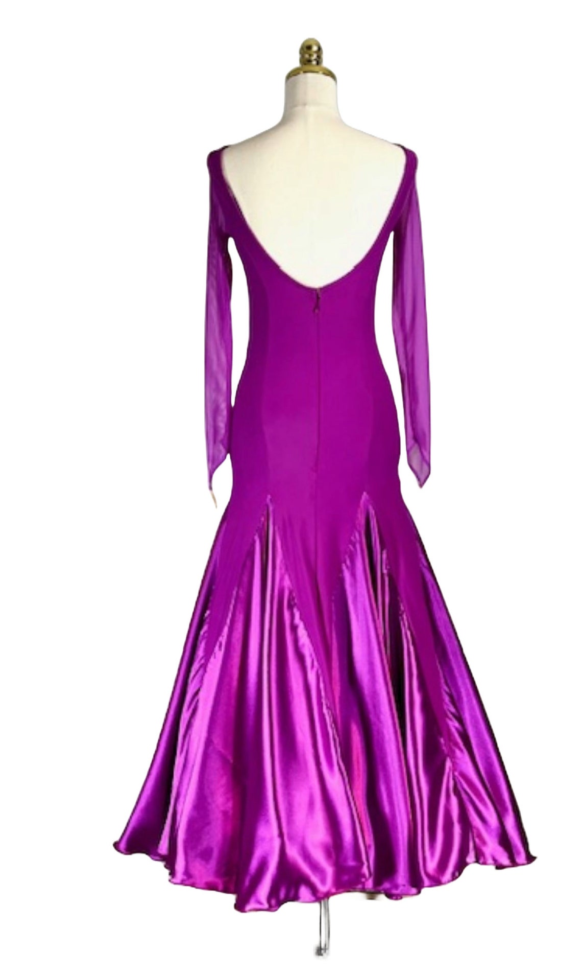 Ballroom Dance Dress Sewing Pattern, Standard Ballroom Dance Dress ...