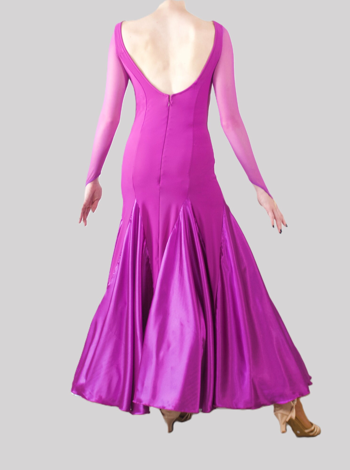 Ballroom Dance Dress Sewing Pattern, Standard Ballroom Dance Dress ...