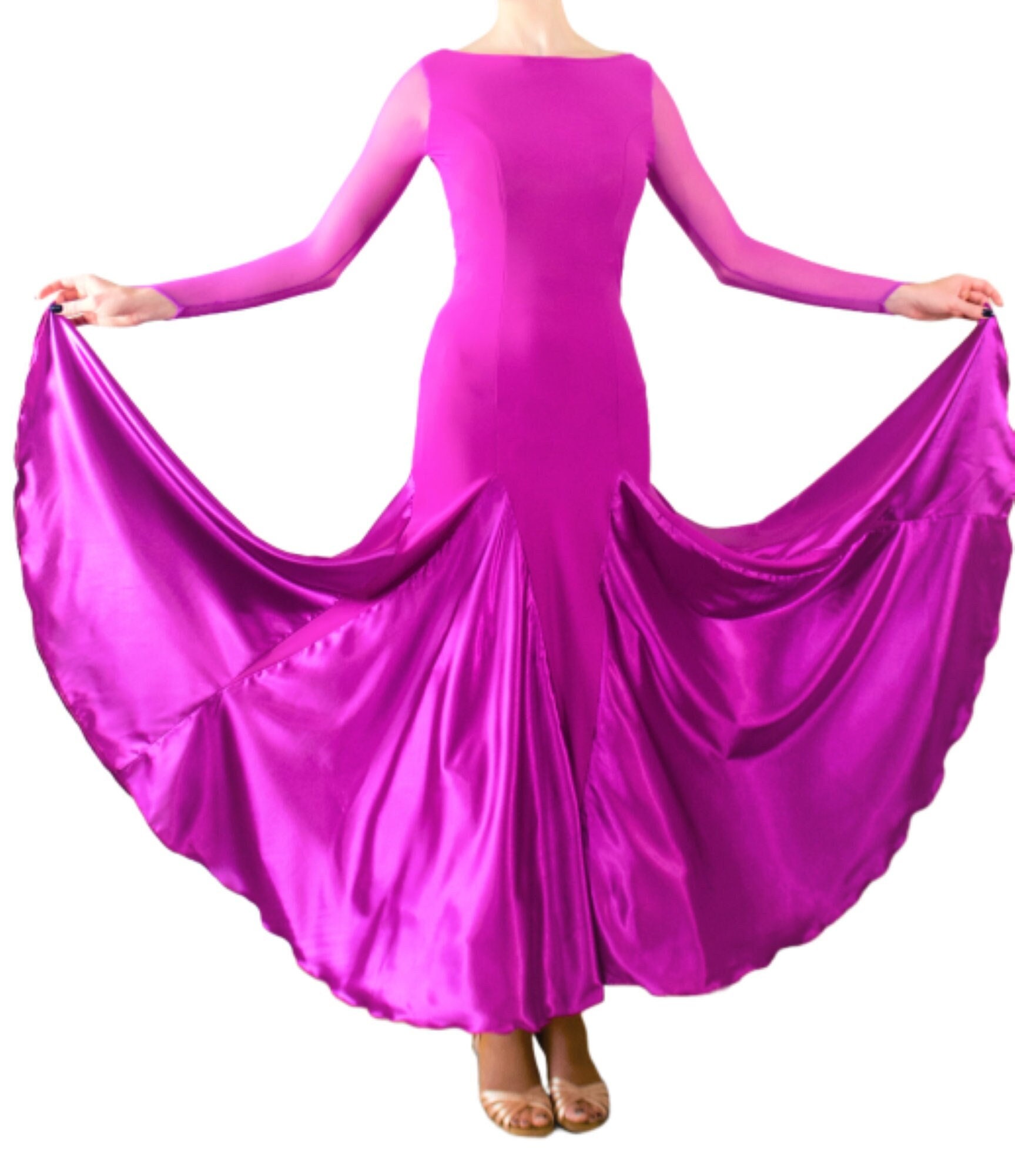 Ballroom Dance Dress Sewing Pattern, Standard Ballroom Dance Dress ...