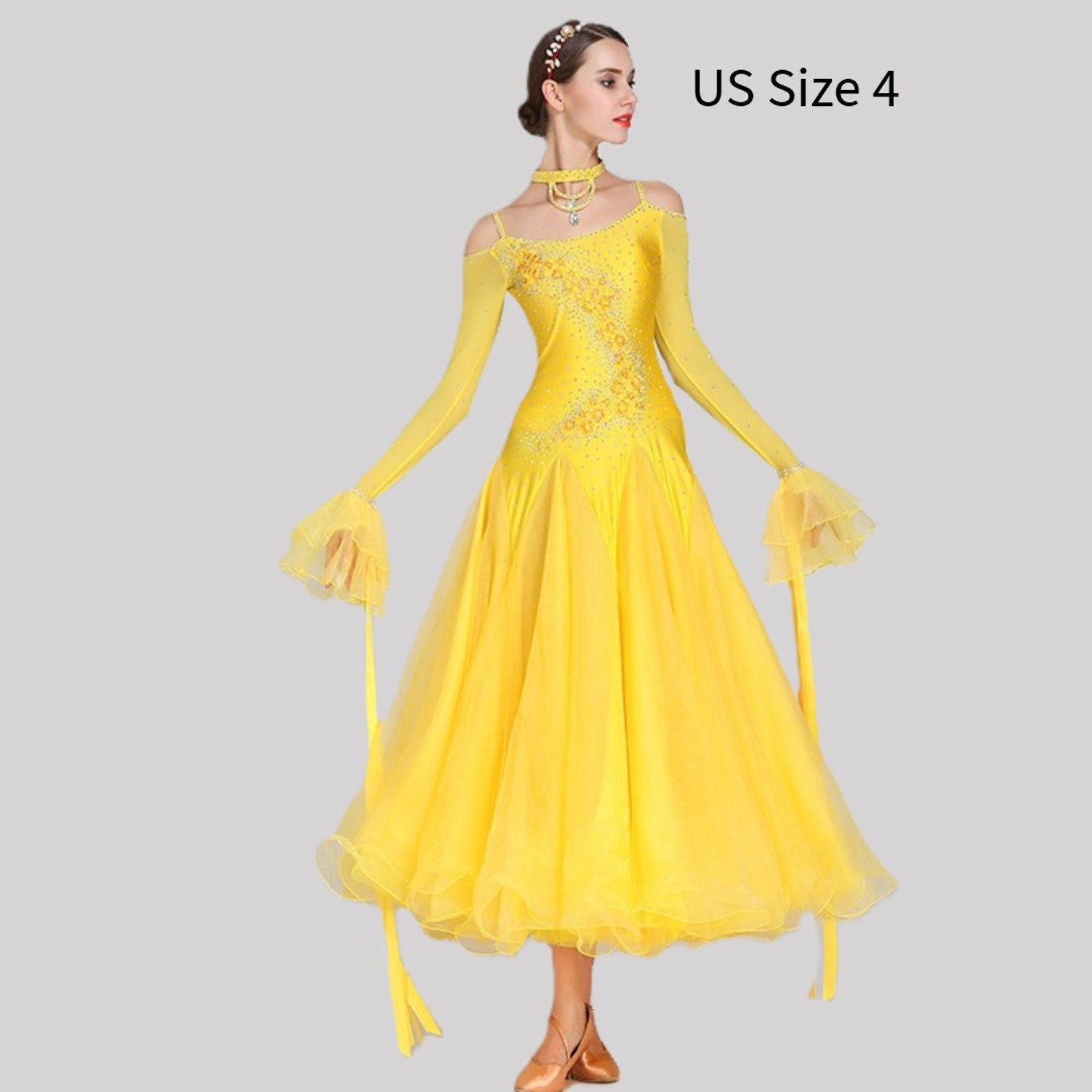 Ballroom Dance Dress Sewing Pattern, Standard Ballroom Dance Dress ...