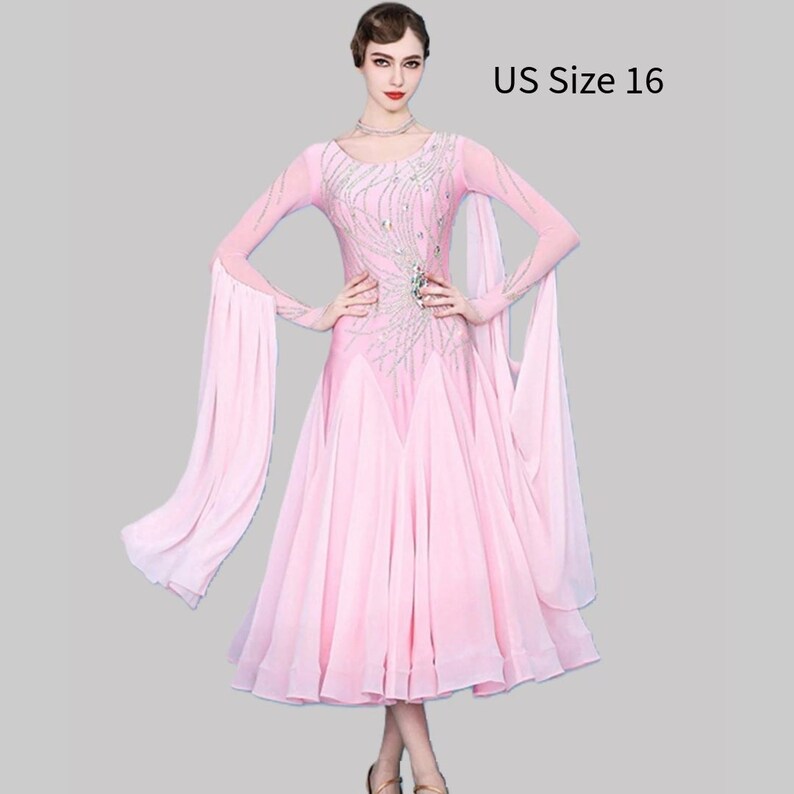 Ballroom Dance Dress Sewing Pattern, Standard Ballroom Dance Dress ...