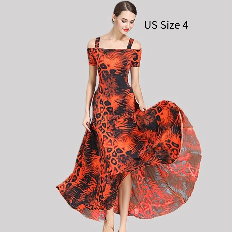 Ballroom Dance Dress Sewing Pattern, Standard Ballroom Dance Dress ...