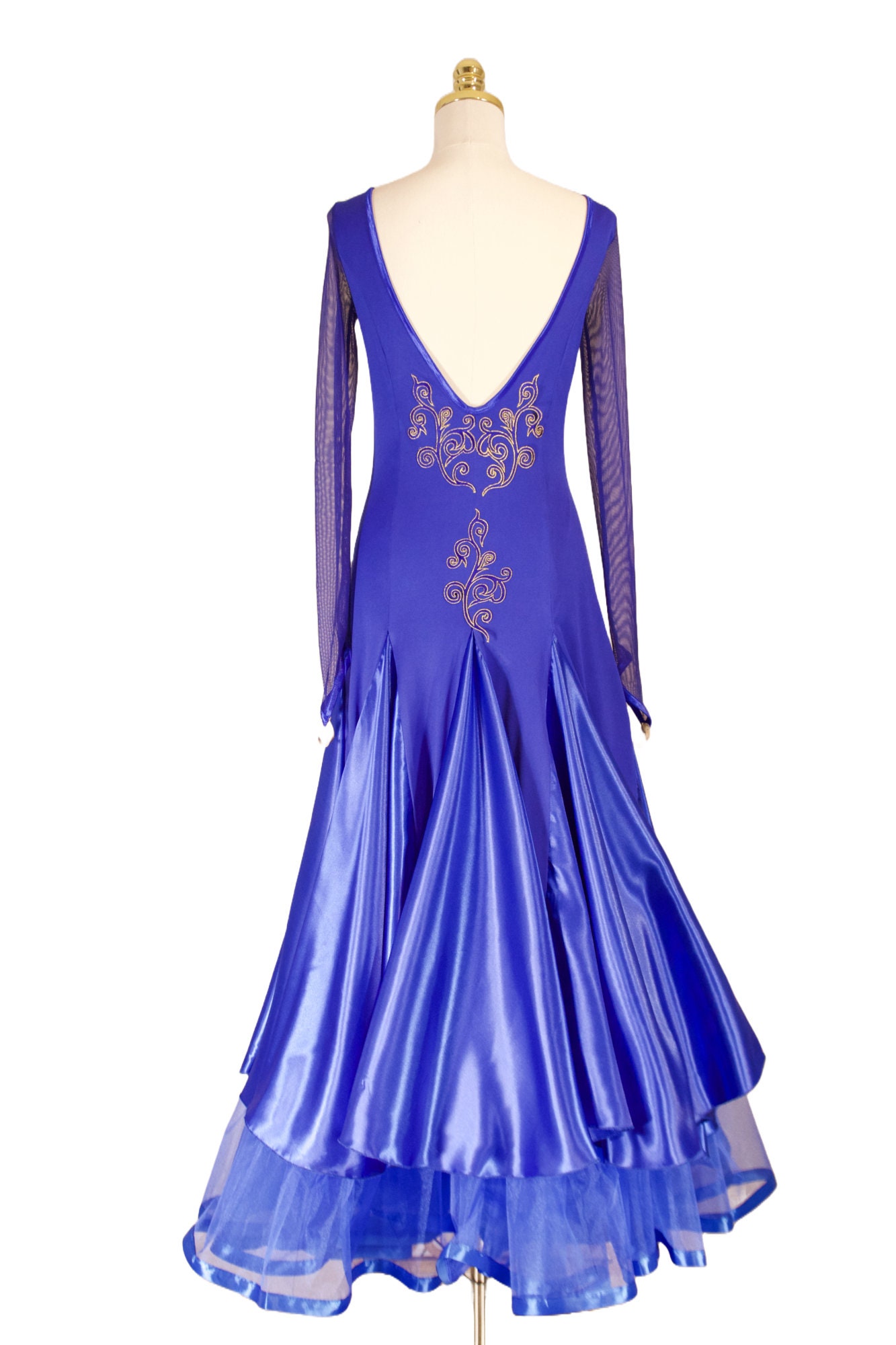 Ballroom Dance Dress Sewing Pattern, Standard Ballroom Dance Dress ...