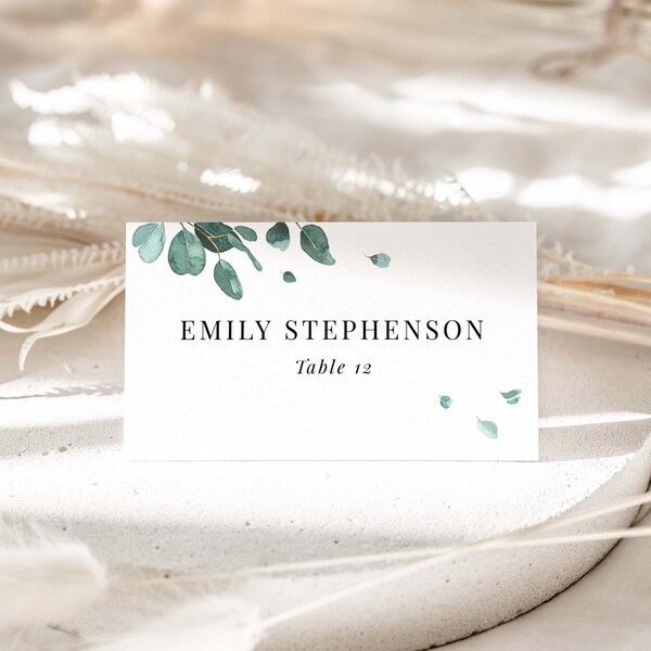 Printable Foldable Place Cards - Etsy