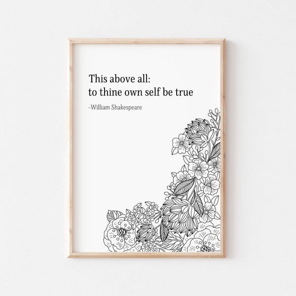 Shakespeare Quote - Etsy