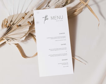 Modern Cool Bar Menu Template for Any Event (Download Now) - Etsy