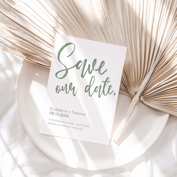Save the Dates Handwritten - Etsy