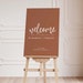 Brown and Beige Wedding Welcome Sign With Variation Editable Welcome ...