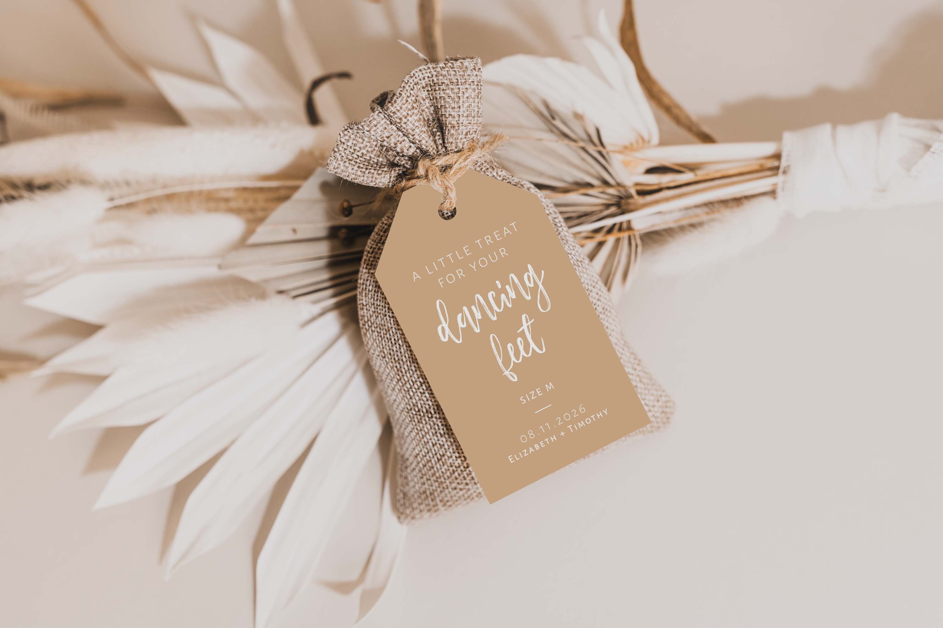 Beige and White Dancing Feet Tags - A Little Treat for Your Dancing ...