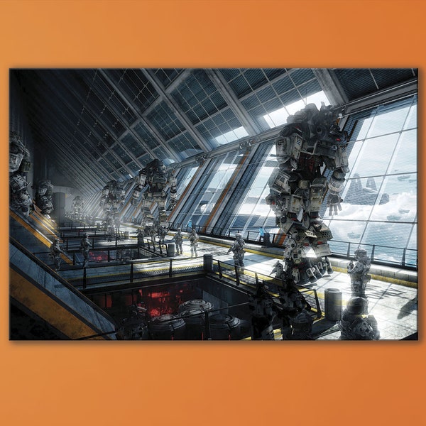 Mech Warrior Art - Etsy