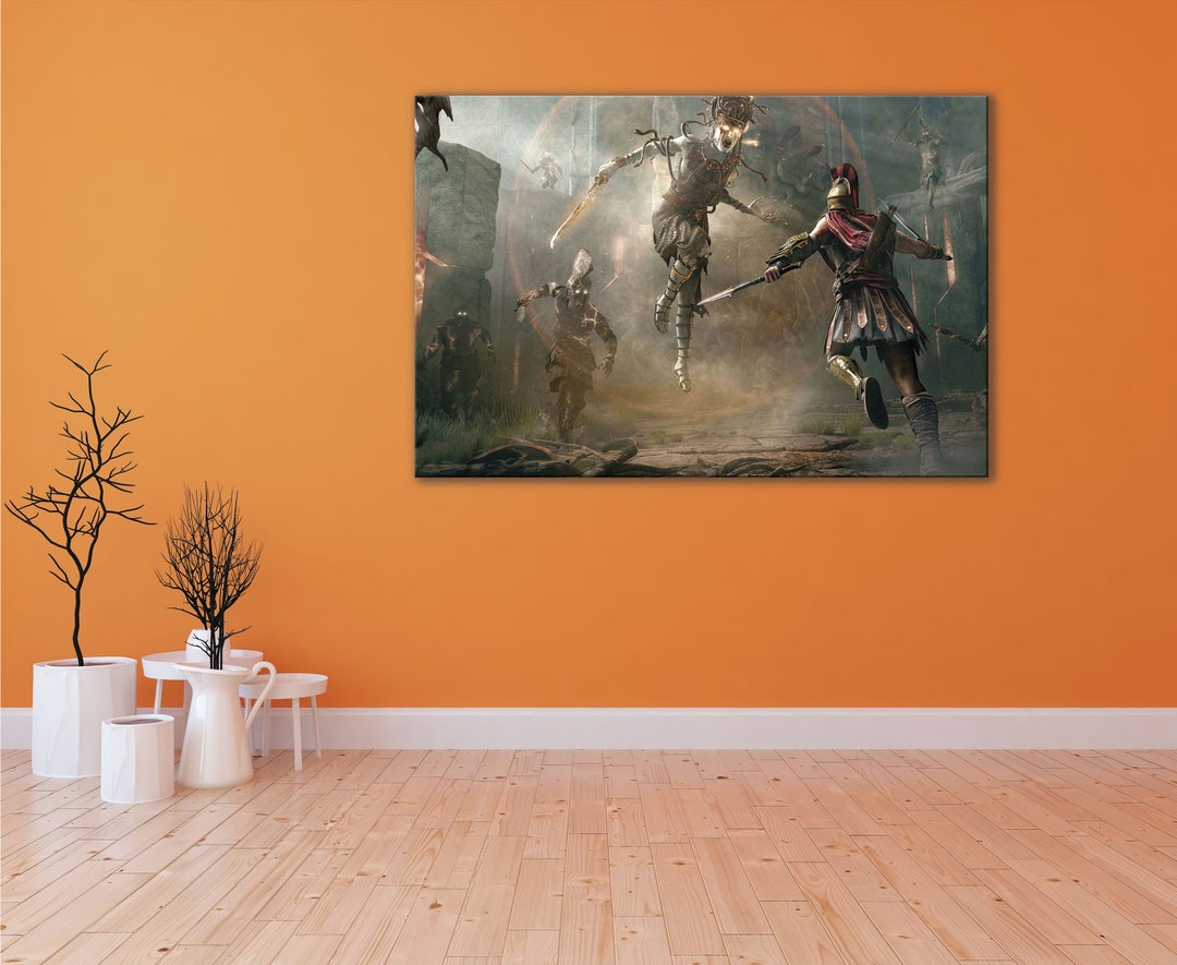 Assassin Deco Kassandra Print Odyssey Wall Art Alexios - Etsy
