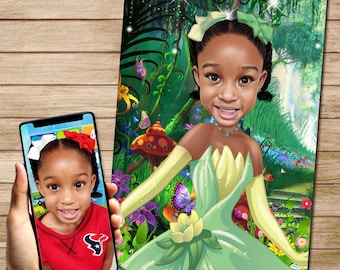 Princess Tiana Wall Decals - Etsy