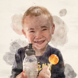 Personalized Children Painting, Commissions Portrait for Kids, Custom ...