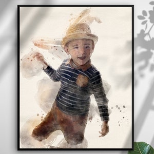 Personalized Children Painting, Commissions Portrait for Kids, Custom ...